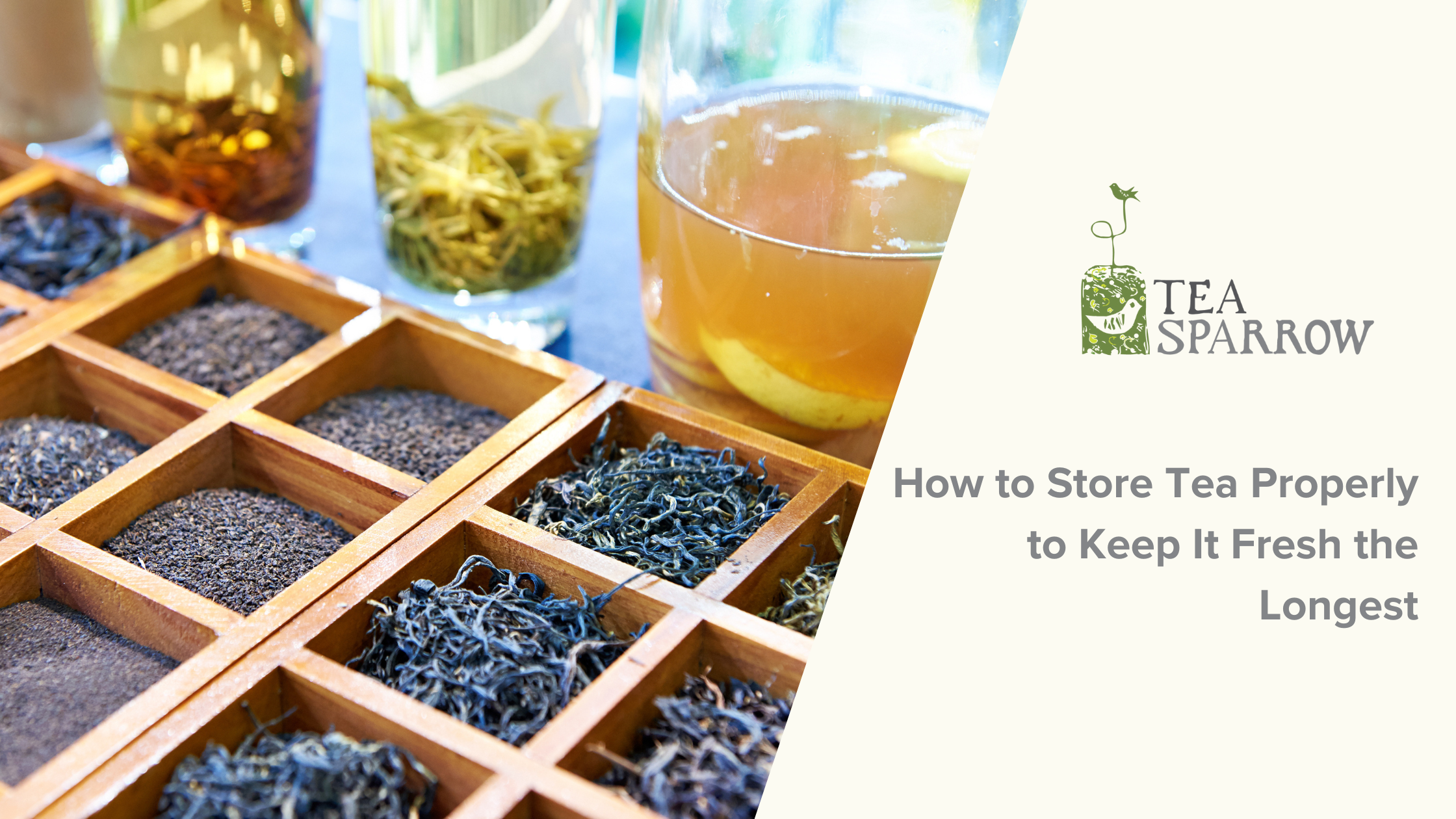 How to Store Tea Properly to Keep It Fresh the Longest – Tea Sparrow